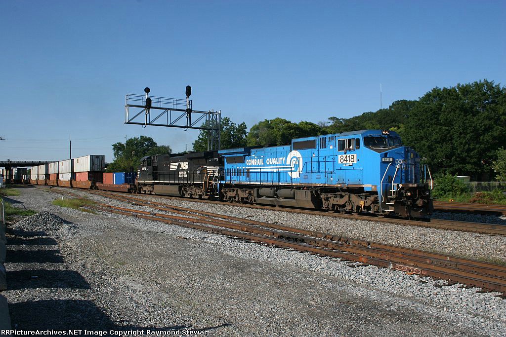 NS 8418 is seen leading NS 229 in Dalton